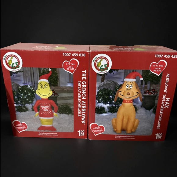 Holiday | The Grinch And Max Inflatable Set 4ft Tall | Poshmark